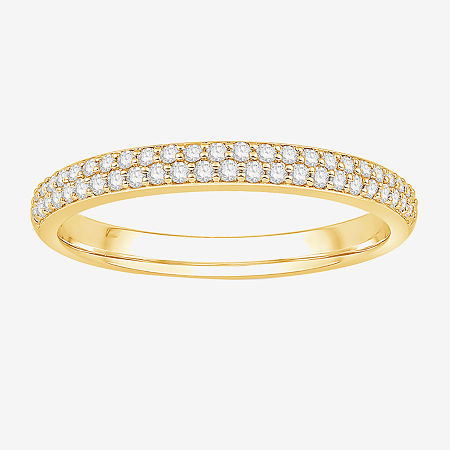 Click here for Micro Pave Womens 2MM 1/4 CT. T.W. Natural White D... prices