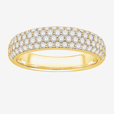 Click here for Micro Pave Womens 4MM 1 CT. T.W. Natural White Dia... prices