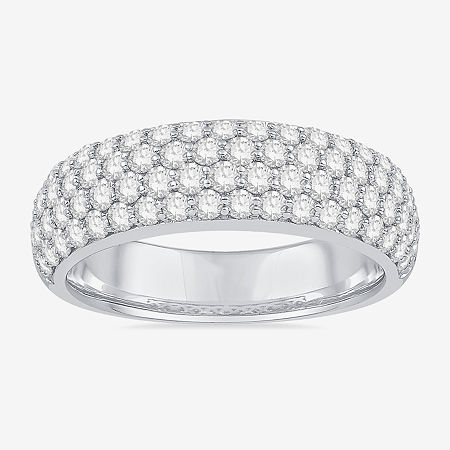 Click here for Micro Pave Womens 5.5MM 1 1/2 CT. T.W. Natural Whi... prices