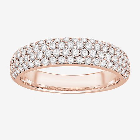 Click here for Micro Pave Womens 4MM 1 CT. T.W. Natural White Dia... prices