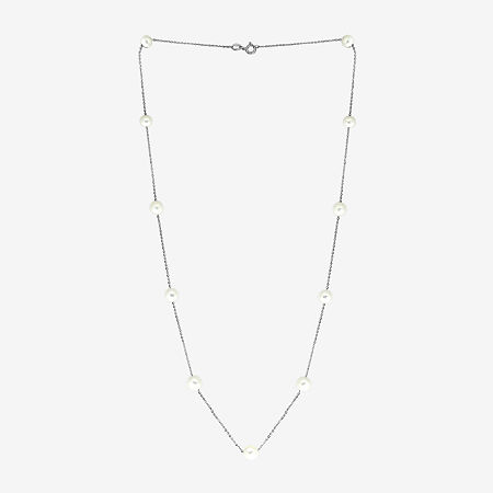 Click here for Effy Womens White Cultured Freshwater Pearl Sterli... prices