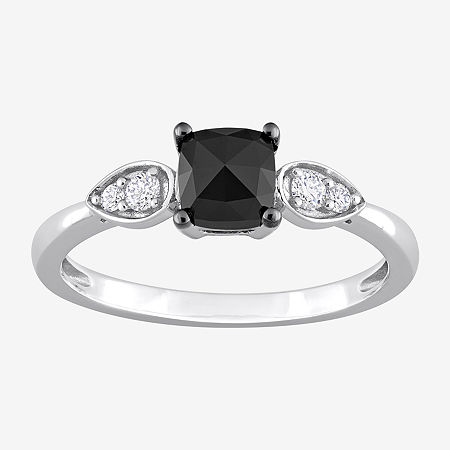 Click here for Womens 1 CT. T.W. Natural Black Diamond 14K White... prices