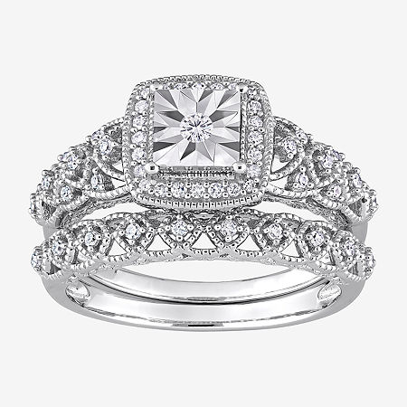 Click here for Womens 1/3 CT. T.W. Natural White Diamond Sterling... prices