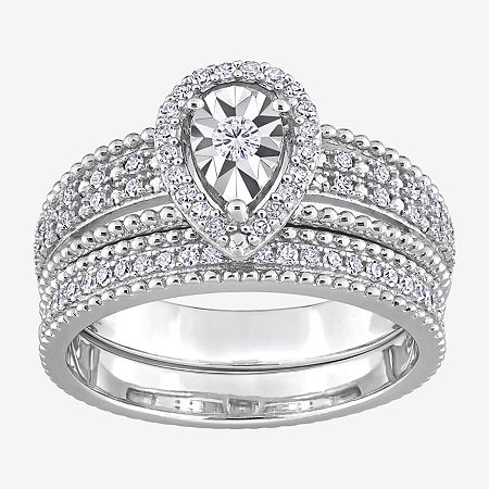 Click here for Womens 1/3 CT. T.W. Natural White Diamond Sterling... prices
