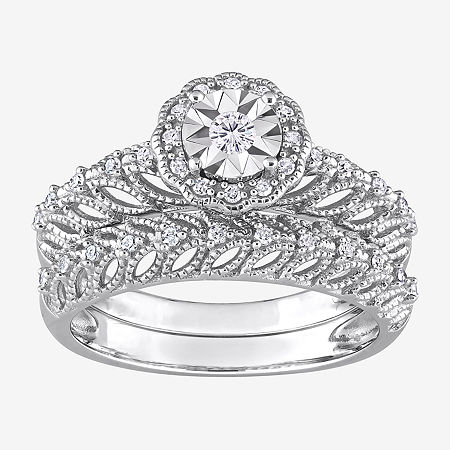 Click here for Womens 1/4 CT. T.W. Natural White Diamond Sterling... prices