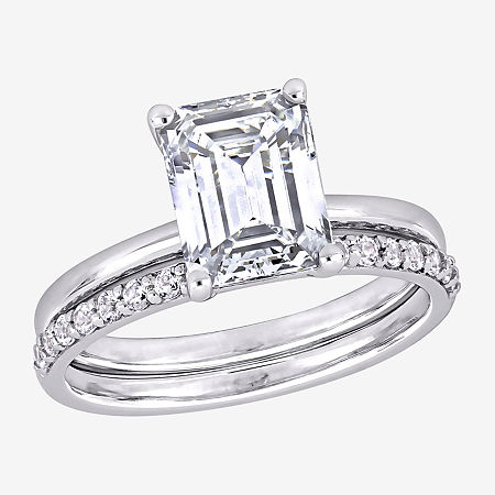 Click here for Womens Lab Created White Sapphire 10K White Gold S... prices
