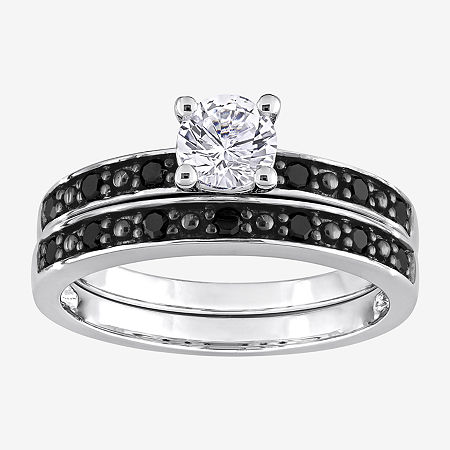 Click here for Womens 1/5 CT. Natural Black Diamond Sterling Silv... prices