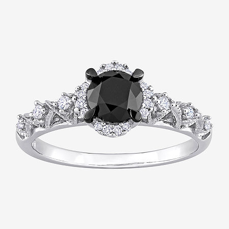 Click here for Womens 3/4 CT. T.W. Natural Black Diamond 14K Whit... prices