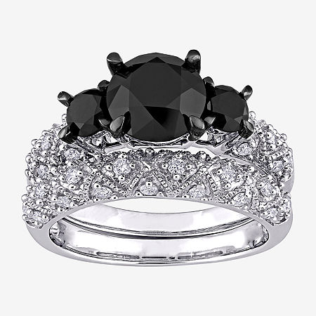 Click here for Midnight Black Womens 3 CT. T.W. Natural Black Dia... prices