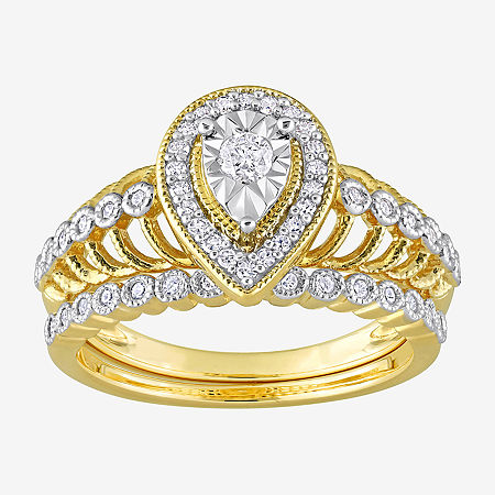 Click here for Womens 1/3 CT. T.W. Natural White Diamond 18K Gold... prices