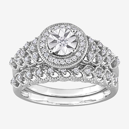 Click here for Womens 1/3 CT. T.W. Natural White Diamond Sterling... prices
