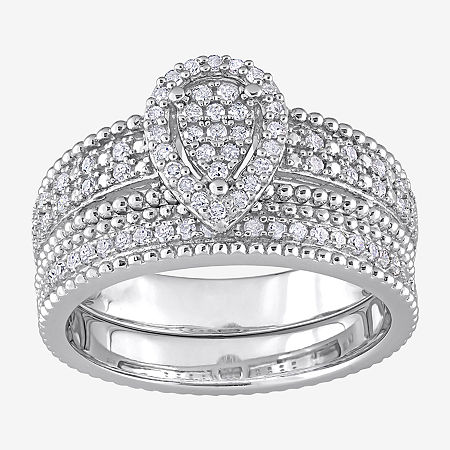 Click here for Womens 1/3 CT. T.W. Natural White Diamond Sterling... prices