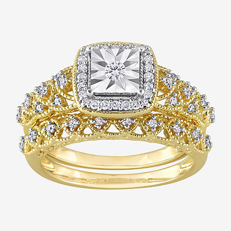 Click here for Womens 1/4 CT. T.W. Natural White Diamond 18K Gold... prices