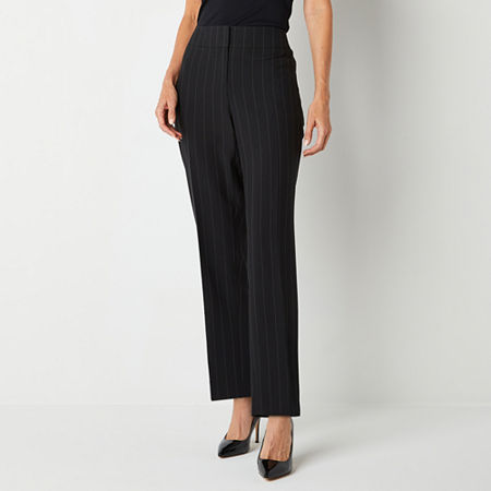 Click here for Black Label by Evan-Picone Pinstripe Womens Straig... prices