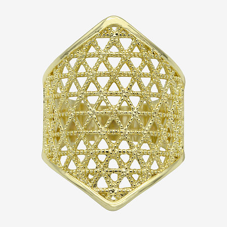 Click here for Sparkle Allure Woven Shield Womens 14K Gold Over B... prices