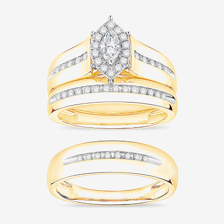 Click here for (I / Si1) 3PC Trio Set Featuring 1/2 CT. T.W. Lab... prices