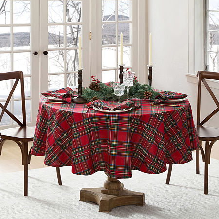 Click here for Elrene Home Fashions Stowe Tartan Holiday Plaid Ov... prices