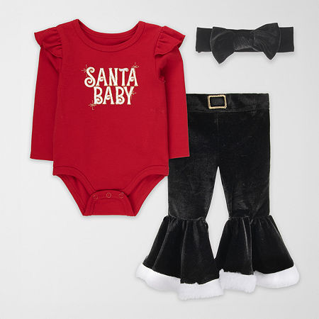 Click here for Baby Essentials Baby Girls 2-pc. Pant Set  3 Month... prices