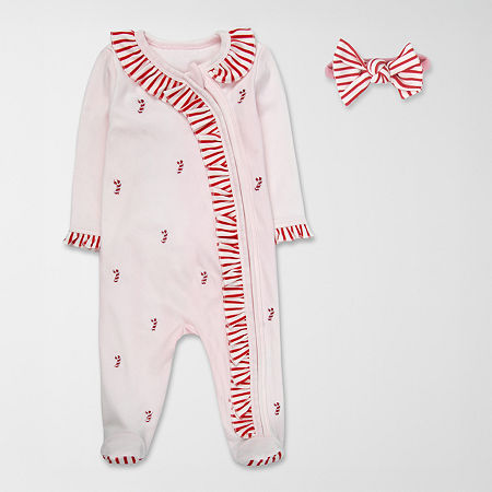 Click here for Baby Essentials Candy Cane Baby Girls Sleep and Pl... prices