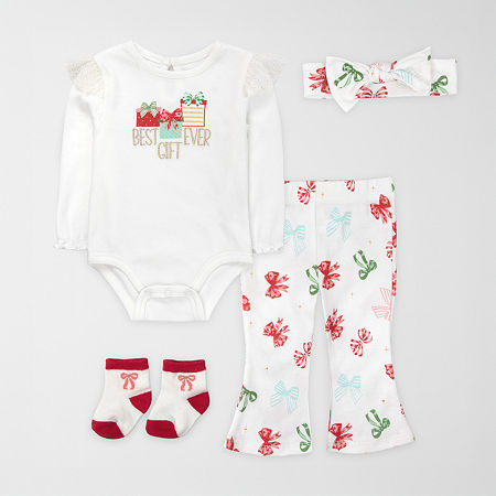 Click here for Baby Essentials Baby Girls 2-pc. Pant Set  9 Month... prices