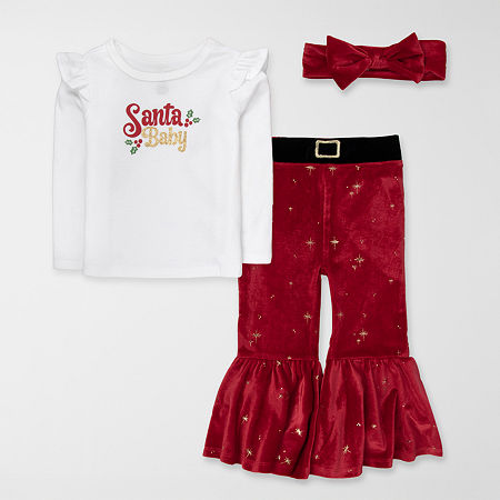 Click here for WILLOW and WYATT Toddler Santa Baby Girls 2-pc. Pa... prices