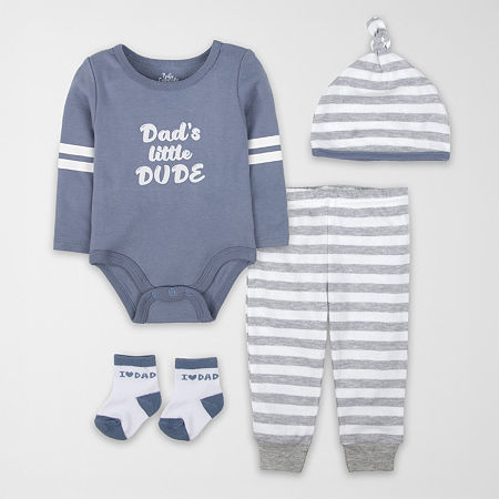 Click here for Baby Essentials Baby Boys 2-pc. Pant Set  6 Months... prices