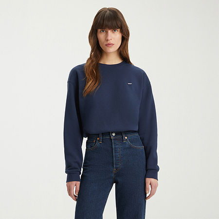 Click here for Levis Womens Everyday Crewneck Sweatshirt - Navy prices