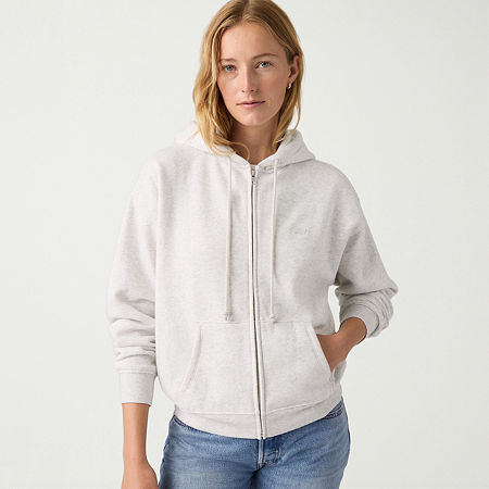 Click here for Levis Womens Everyday Zip-Up Hoodie - Orbit Heathe... prices