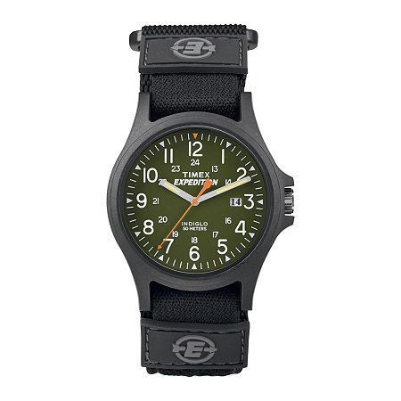 Click here for Timex Expedition Camper Mens Black Fabric Strap Wa... prices