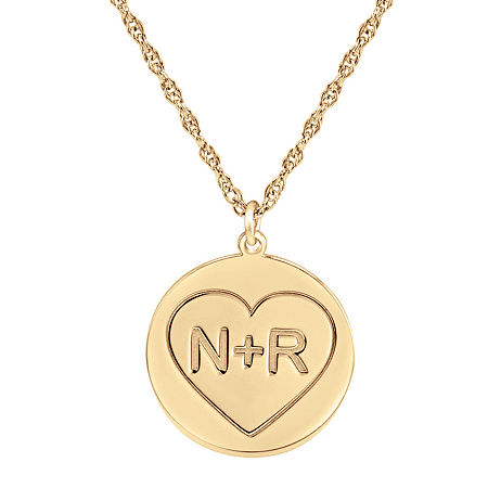 Click here for Personalized Couples Engraved Initial Pendant Neck... prices