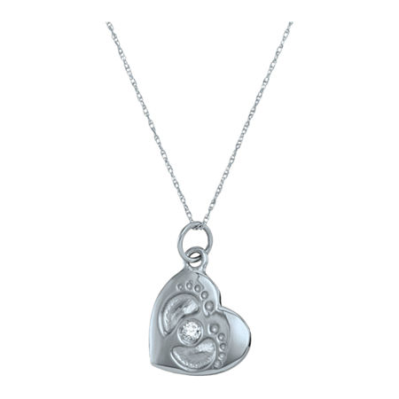 Click here for Personalized Simulated Birthstone Footprint Heart... prices