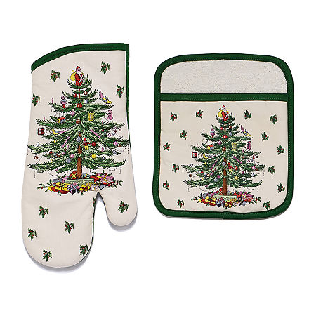 Click here for Spode(R) Christmas Tree Pot Holder/Oven Mitt Set prices