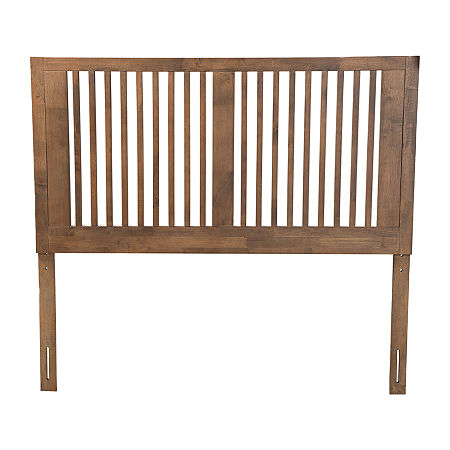 Baxton Studio Harena Modern and Contemporary Transitional King Size Finished Wood Headboard - Ash Walnut