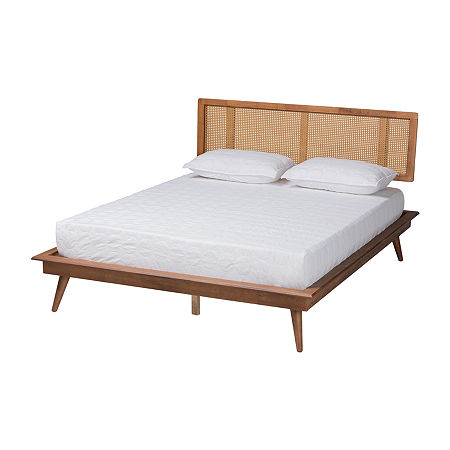 Click here for Nura Wooden Platform Bed  One Size  Brown prices