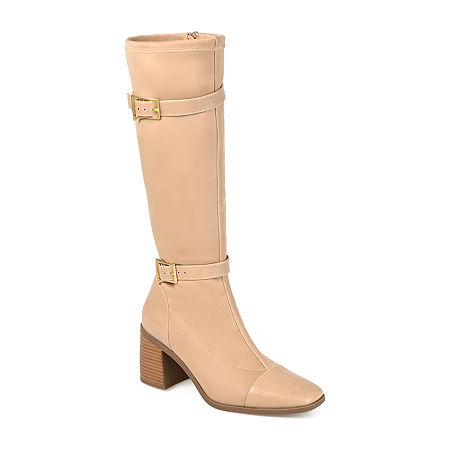 Click here for Journee Collection Womens Gaibree Stacked Heel Rid... prices