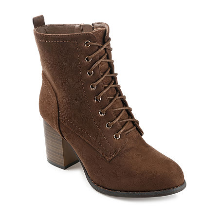 Click here for Journee Collection Womens Baylor Stacked Heel Boot... prices
