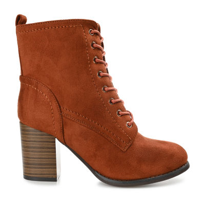 Journee Collection Womens Baylor Stacked Heel Booties - JCPenney