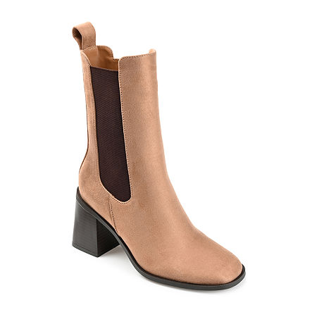 Click here for Journee Collection Womens Kaydia Stacked Heel Boot... prices