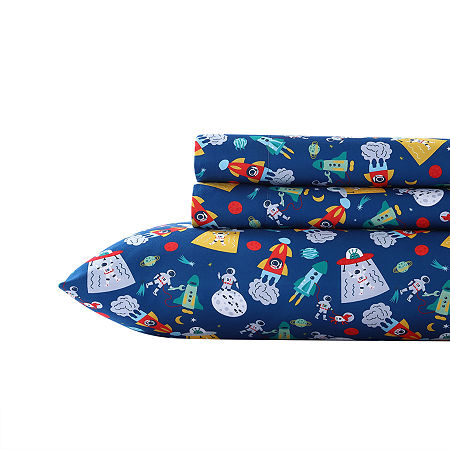 Click here for Poppy & Fritz Space Kids Deep Pocket Sheet Set  On... prices