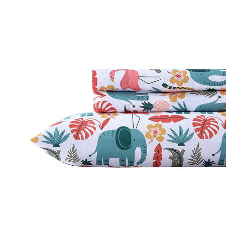 Click here for Poppy & Fritz Wild Animals Deep Pocket Sheet Set... prices