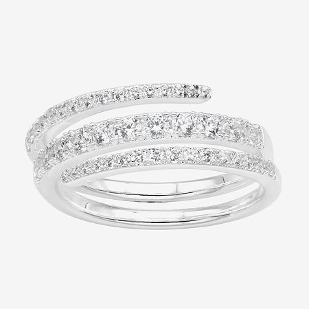 Click here for Sparkle Allure Womens 5MM Crystal Pure Silver Over... prices