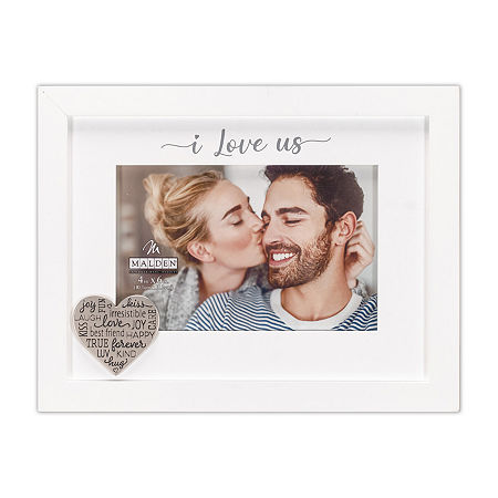 Click here for Malden 4x6 I Love Us Matted With Heart Tabletop Fr... prices