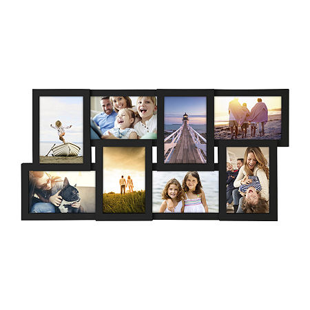 Click here for Malden 8-Op 4x6 Puzzle Collage Black Wall Frame  O... prices