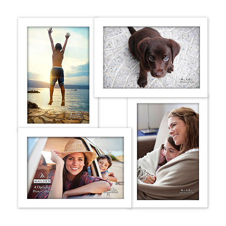 Click here for Malden 4-Op 4x6 Square White Wall Frame  One Size... prices
