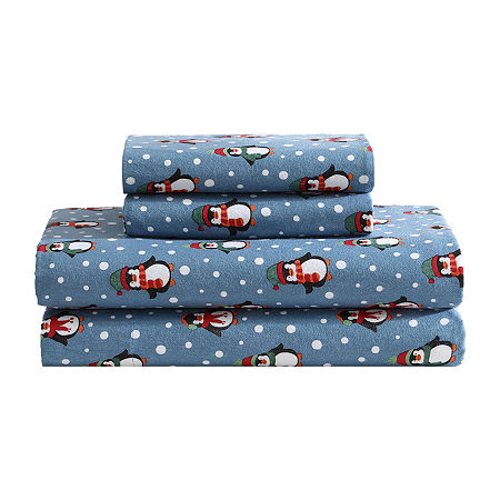 Click here for Beatrice Home Fashions Holiday Flannel Sheet Set... prices