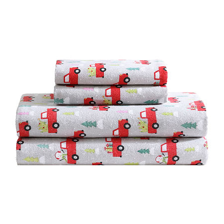 Click here for Beatrice Home Fashions Holiday Flannel Sheet Set... prices