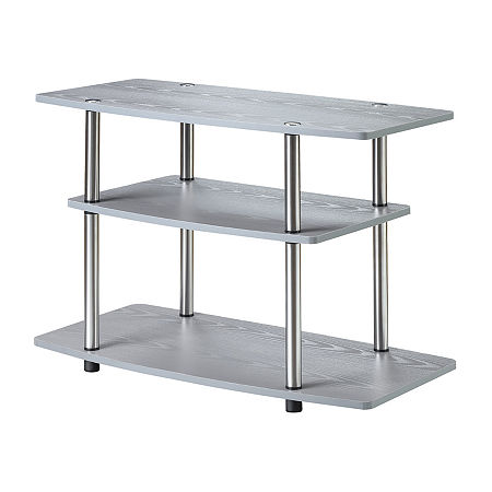 Click here for Fenton 3-Tier TV Stand  One Size  Gray prices