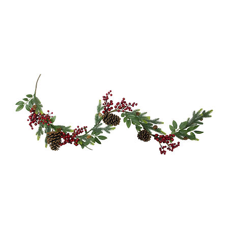 Click here for Northlight Pine Springs Berries And Pine Cones Unl... prices