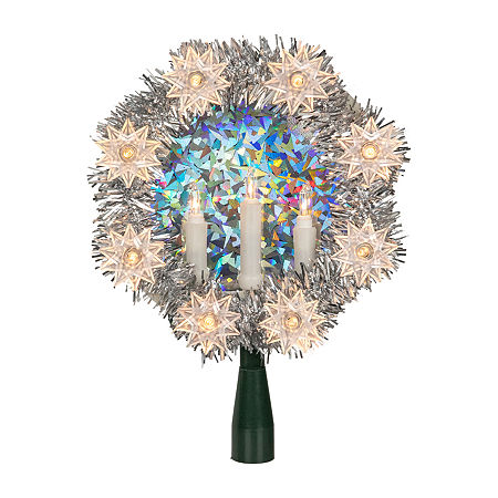 Click here for Northlight Silver Candles With Clear Lights Pre-Li... prices