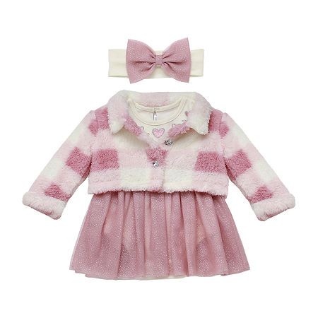 Click here for Baby Starters Baby Girls Fitted 3-pc. Dress Set  1... prices